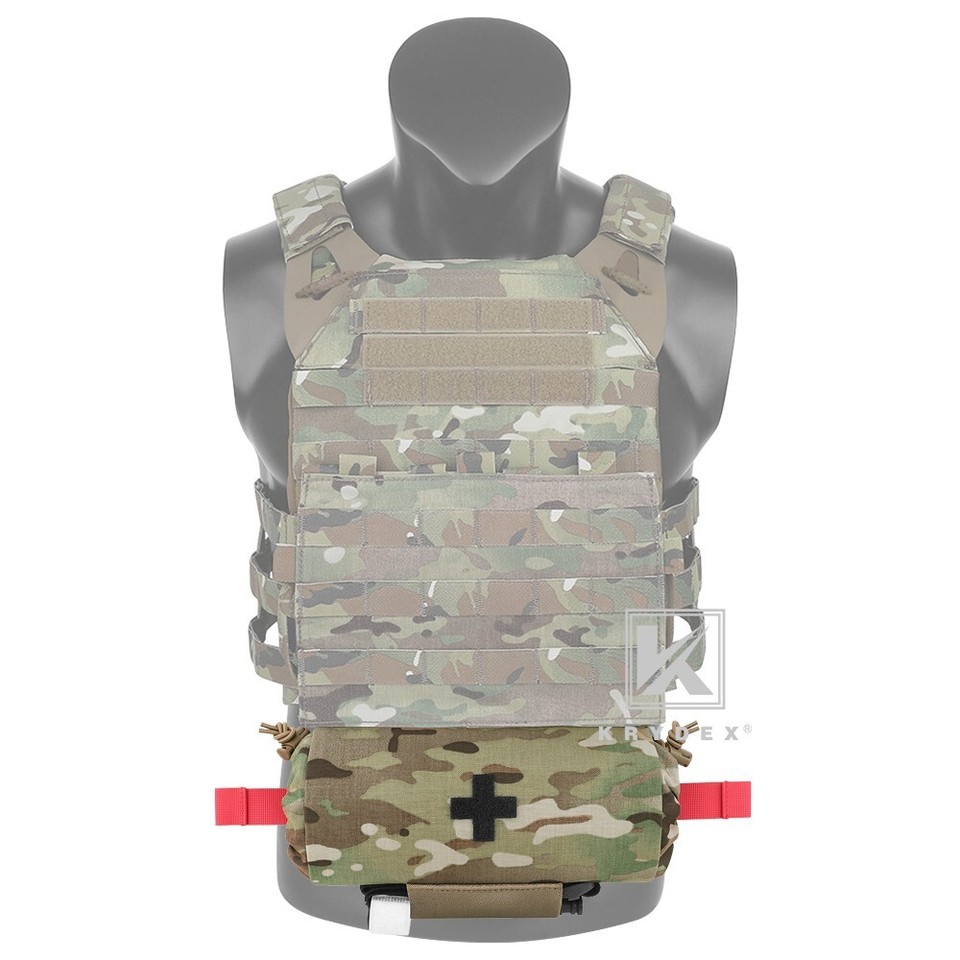 KRYDEX Roll Up IFAK Drop Pouch Med EMT First Aid Pack fo Plate carrier ...