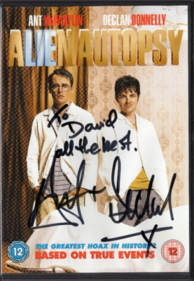 Alien Autopsy (DVD) Declan Donnelly, Ant McPartlin ANT & DEC SIGNED ...