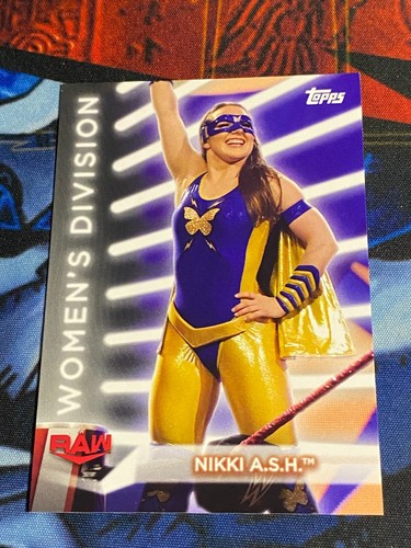 2021 TOPPS WWE WOMEN'S DIVISION ROSTER WRESTLING CARD R-12 NIKKI ASH ...