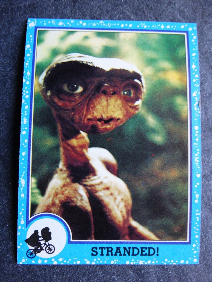 1982 Topps E.T. The Extra Terrestrial Trading Card Complete Your Set U ...
