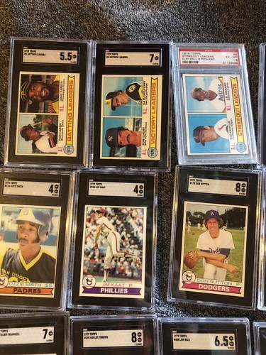 1979 Topps Baseball Complete Set 726 Cards With 34 Graded SGC PSA | eBay