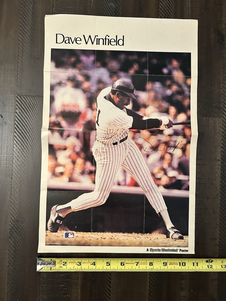 Dave Winfield Sports Illustrated 11x17” Poster 1980s | eBay