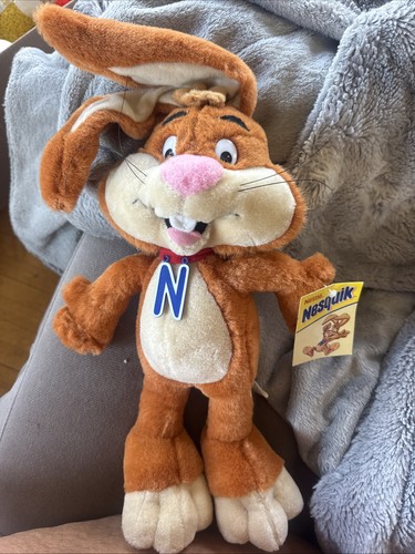 NWT Vintage Nestle Quick Nesquick Bunny Rabbit Plush 2001 Toy Network ...