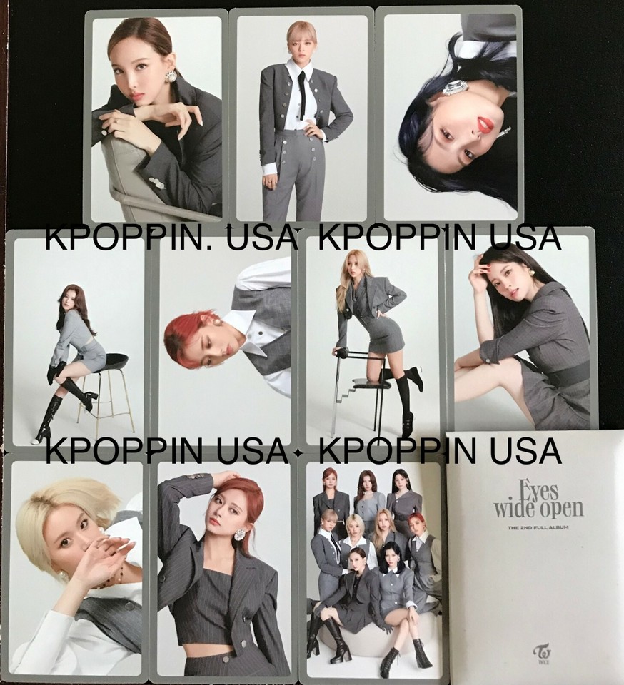 TWICE JYP OFFICAL PREORDER BENEFIT PHOTOCARD SETS (SELECT) [KPOPPIN USA] | eBay