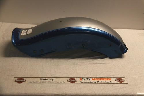 Harley Davidson FXST models rear fender, blue/silver w. pinstripe ...