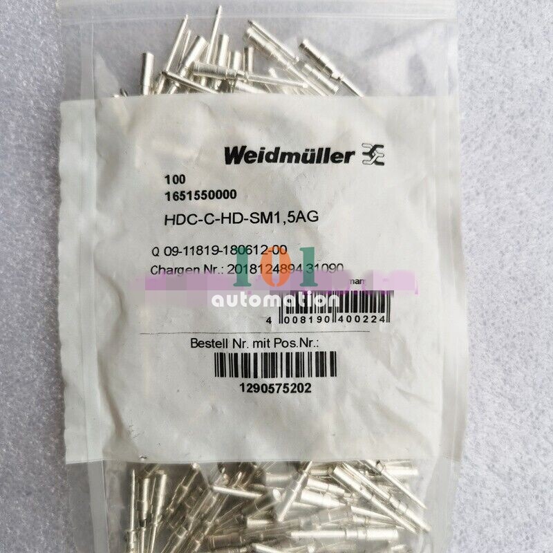 QTY:100 NEW FOR Weidmuller HDC-C-HD-SM1.5AG Aviation Socket Pin | eBay
