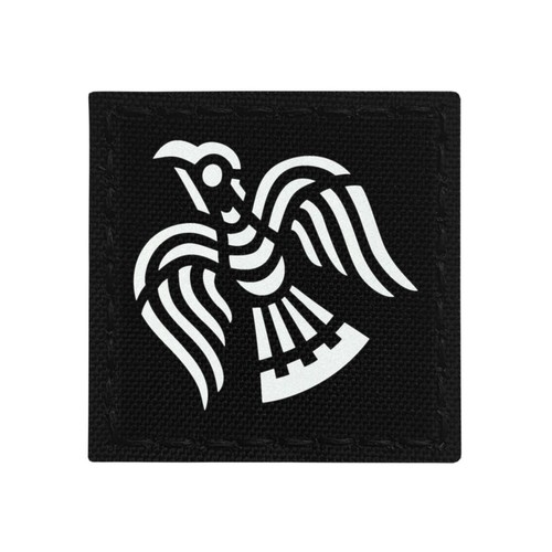 raven norse viking reflective heathen icelandic tactical 2x2 morale ...