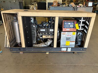 Generac Nat Gas Generator 70 kW 227/480 V 105 AMPS 87.5 KVA 19 Hrs ...