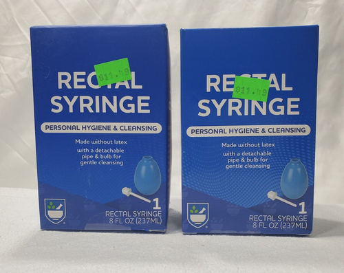 2pk Rite Aide Rectal Syringe Personal Hygiene & Cleansing Latex-Free | eBay