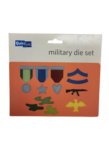 Quickutz Lifestye Crafts 2x2 Die Set MILITARY DIE SET Armed Service ...