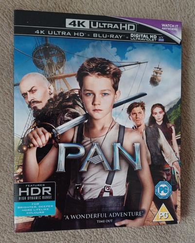 PAN (2015) Hugh Jackman Peter Pan. 4K UHD Ultra HD + BLU RAY - NEW & SEALED 5051892199803 | eBay