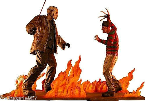 Freddy vs Jason Resin-Statue 60 x 38cm Ltd 650 By | eBay