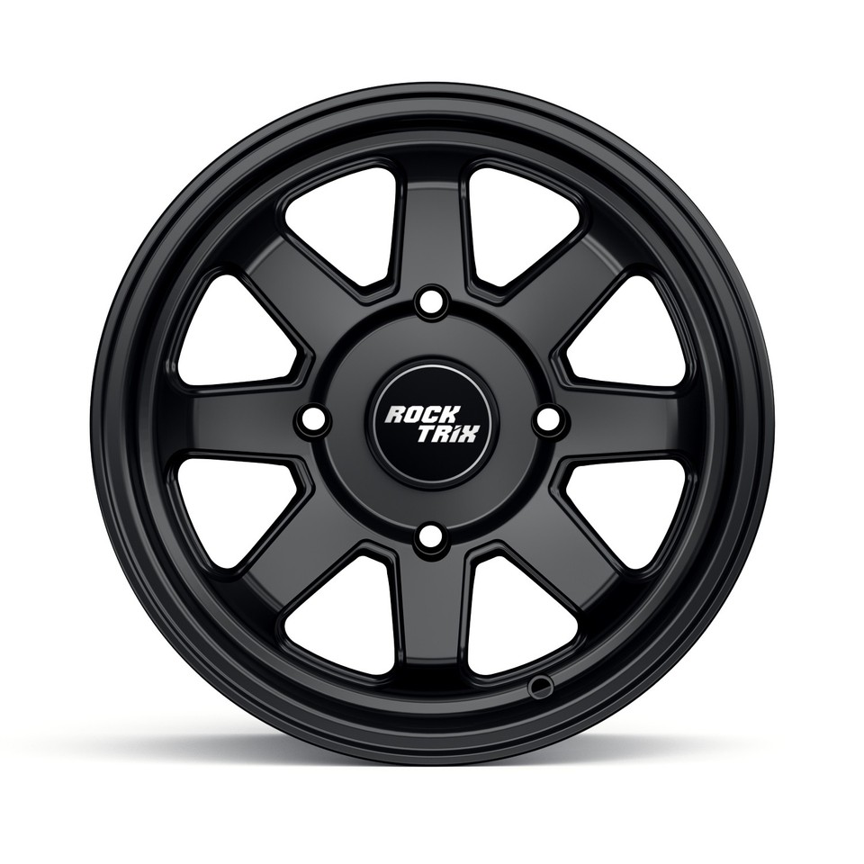 4pc 12" RT116 RockTrix Wheels ATV UTV SxS, 12x7, 5+2, 4x110 4/110 ...