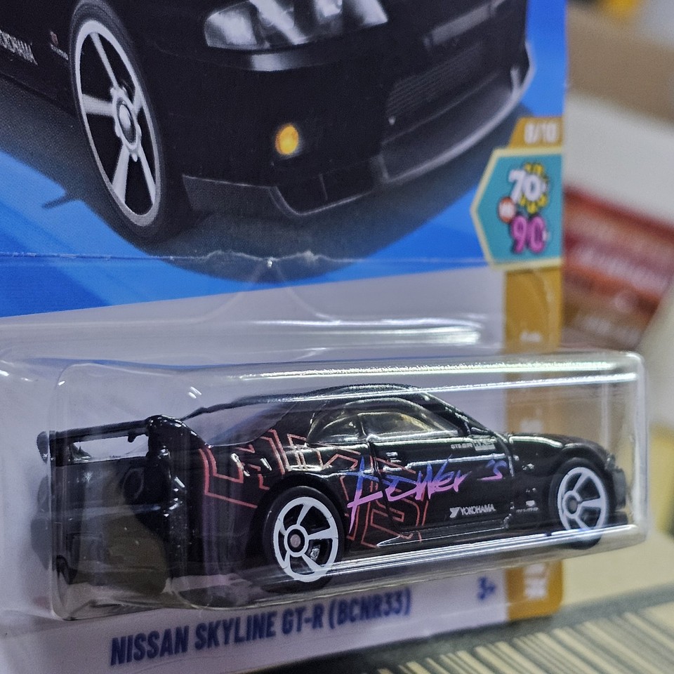2025 HOT WHEELS MAINLINE CASE H NISSAN SKYLINE GT-R (BCNR33) HW: '70S ...