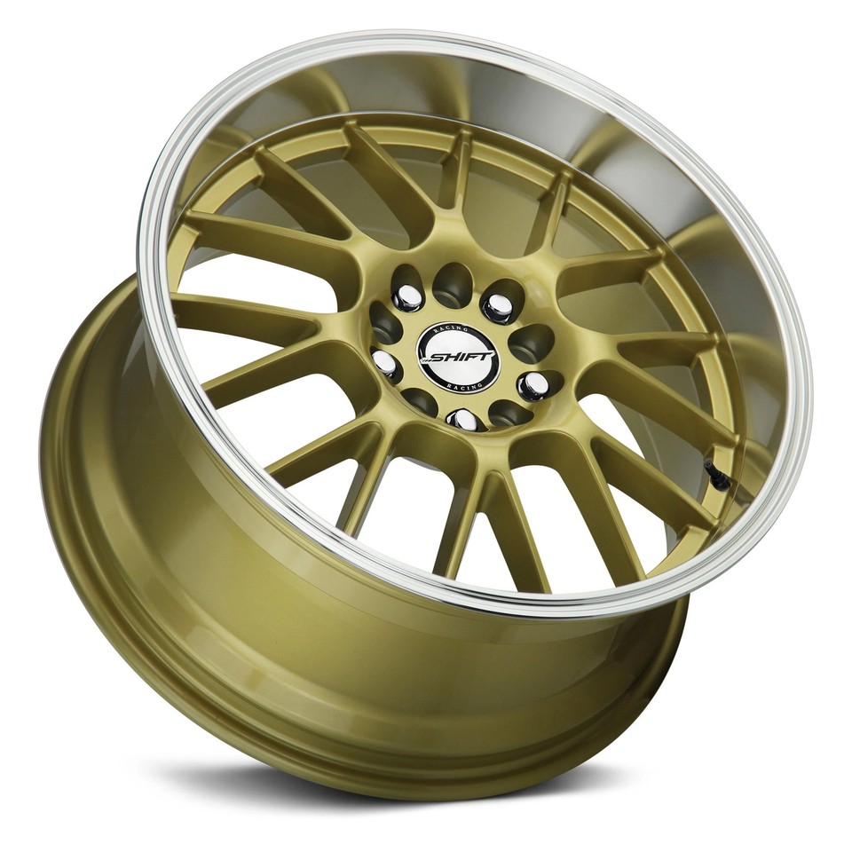 Shift CRANK Wheels 17x7.5 (30, 5x114.3, 73.1) Gold Rims Set of 4 | eBay