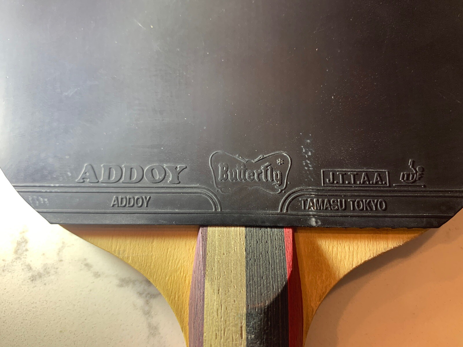 RARE Eric Owens Butterfly Table Tennis Ping Pong Paddle And Case | eBay