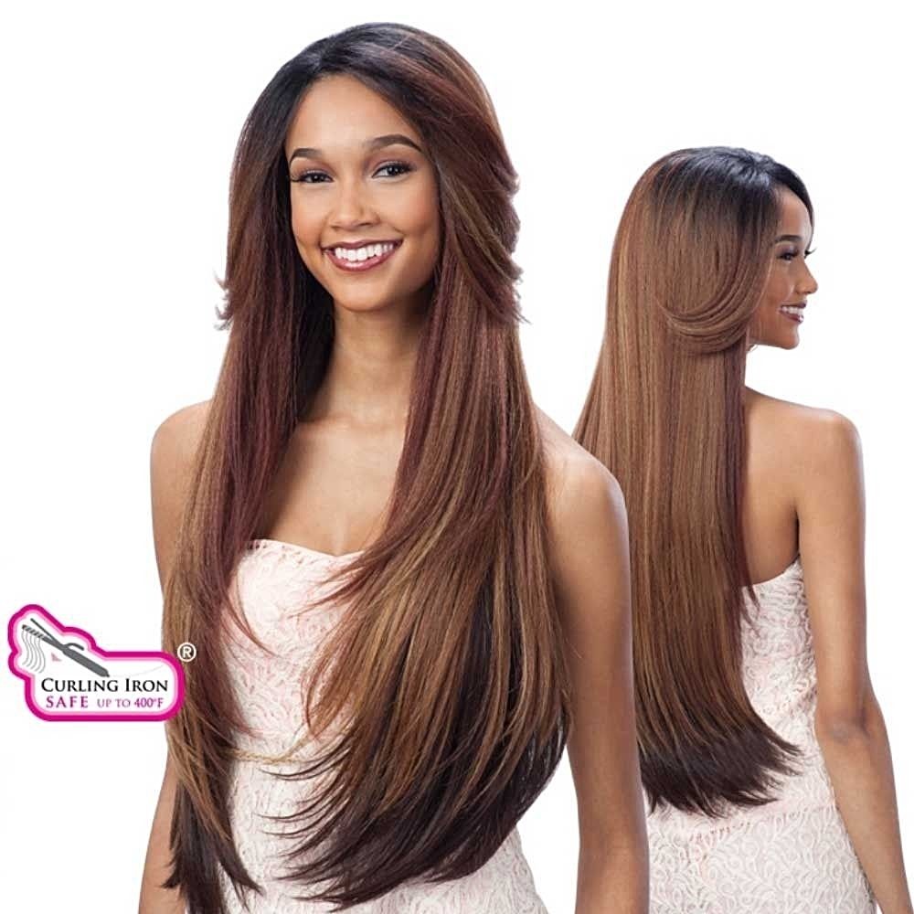 Freetress Equal Synthetic Lace Front Long straight Hair Wig - Believe ...