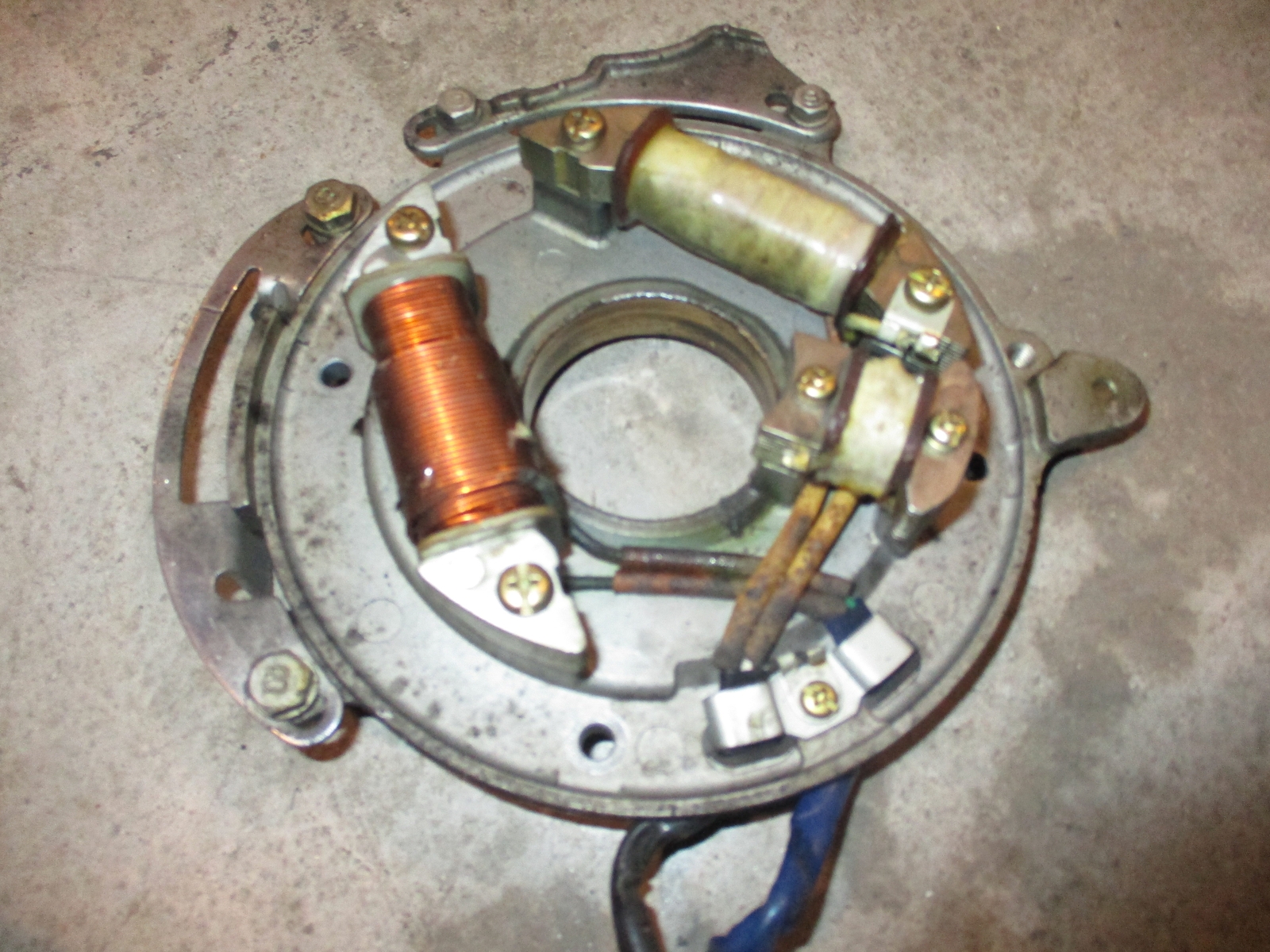 Mariner 30hp 2 stroke outboard stator / timer base | eBay