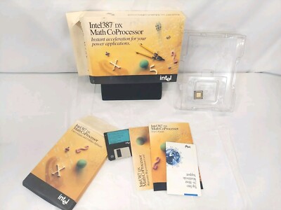 Intel 387 Dx Math CoProcessor Used Vintage | eBay