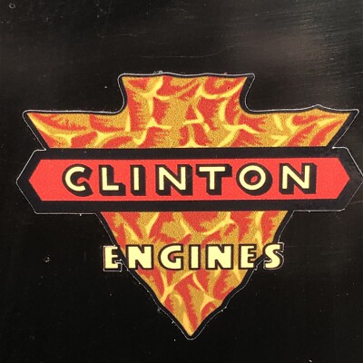 Clinton Engine decal Early Style Knapped Arrowhead 3" With Engine Set 2 ...