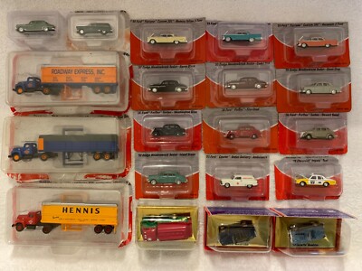 Mini Metals HO Scale Cars and Trucks with modified packages each sold ...