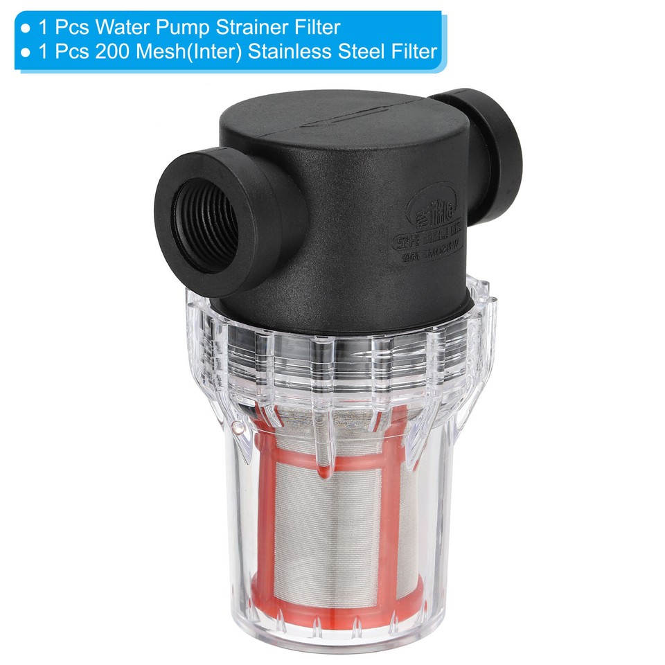 G1/2" Water Pump Strainer Filter with 200 Mesh Filter Screen | eBay