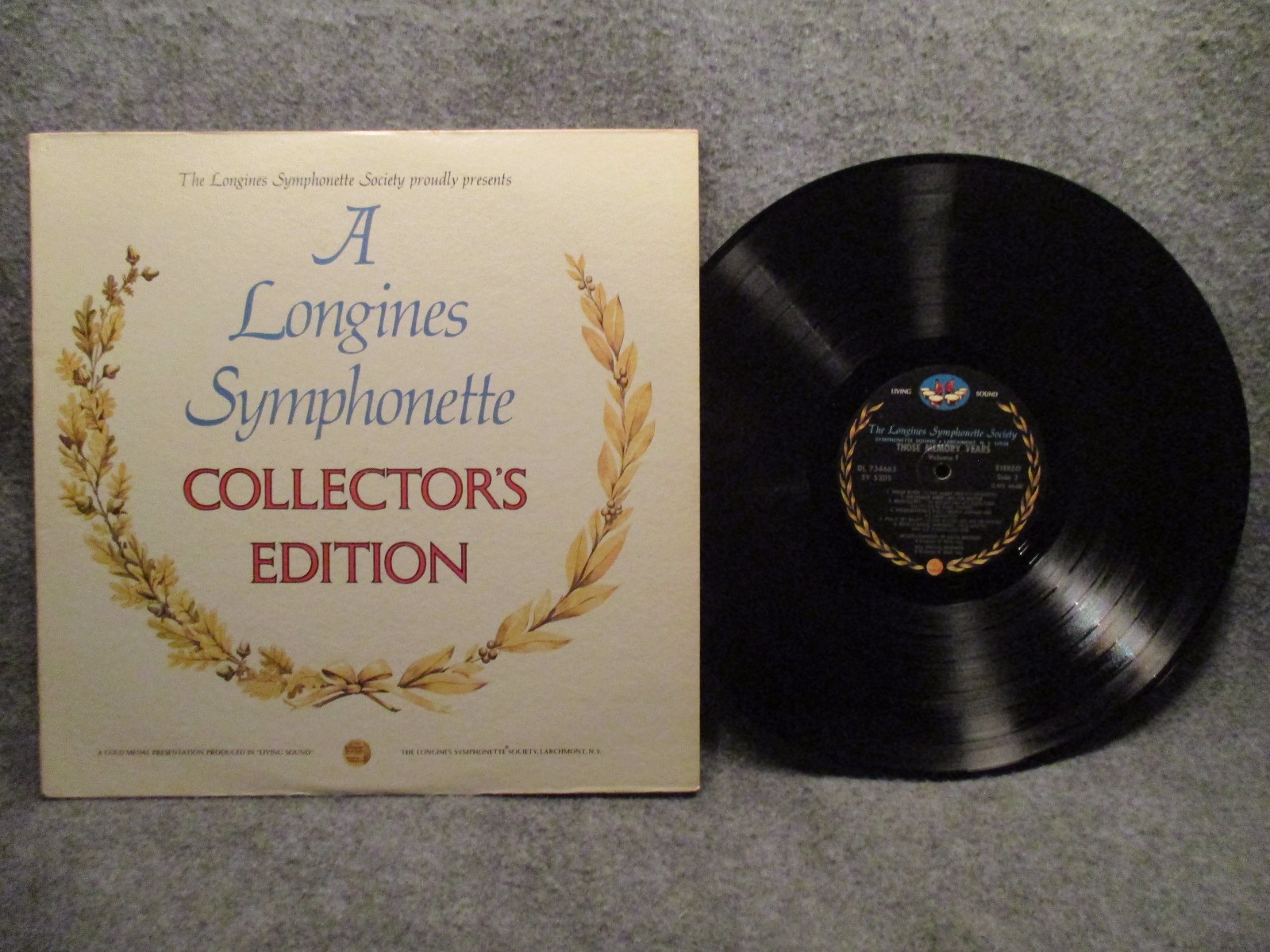 33 RPM LP 12" Record Collectors Edition Those Memory Years Vol 1 DL ...