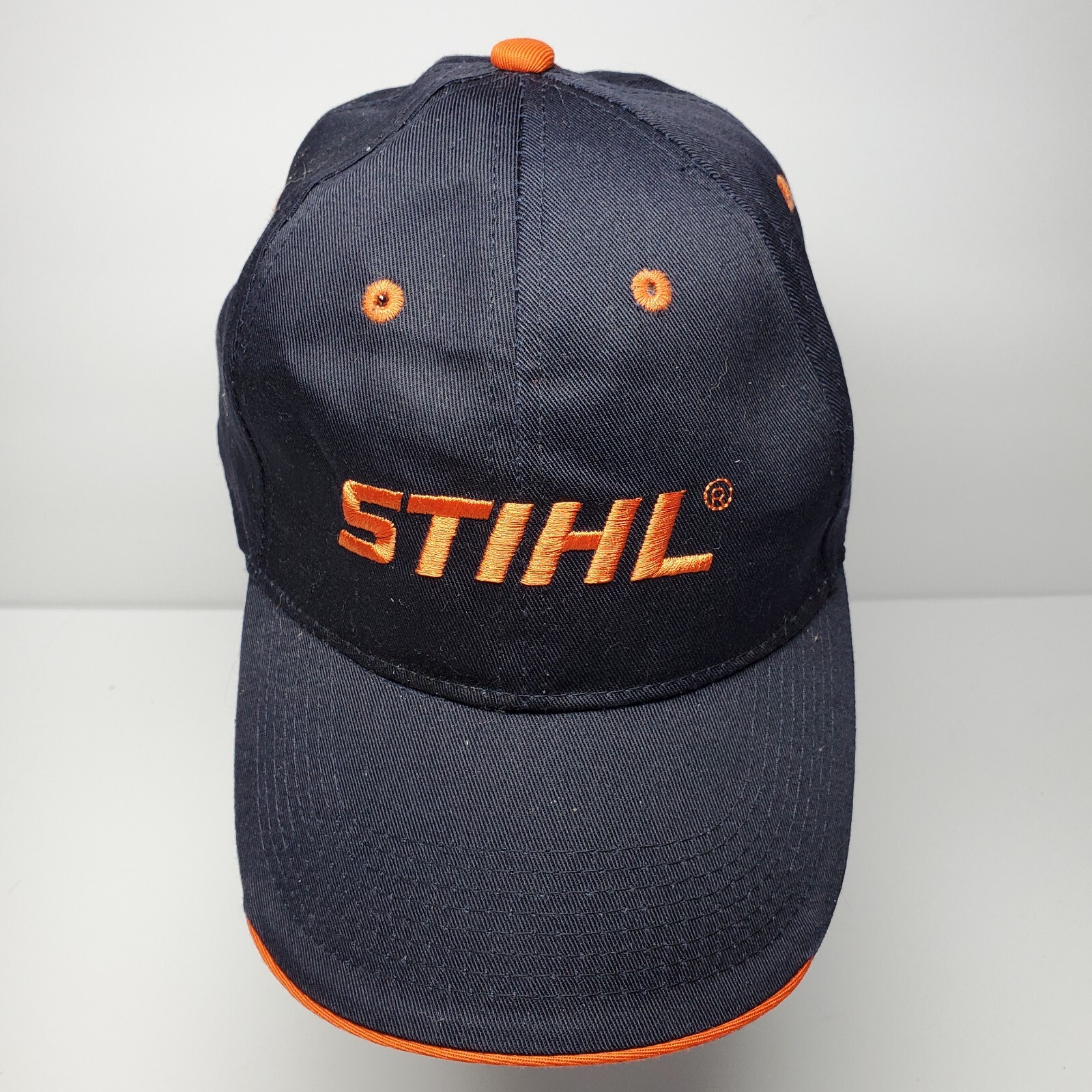 Stihl Outfitters Apparel Official Hat Black Orange Ad… - Gem