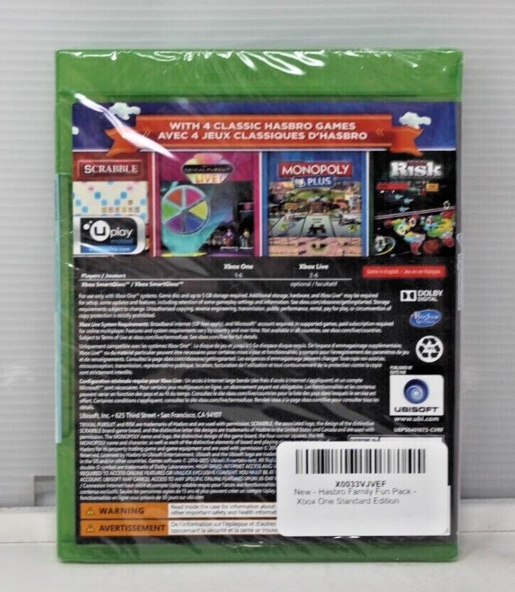 Hasbro Family Fun Pack 4 Great Games In 1 (Xbox One) - NEW | eBay