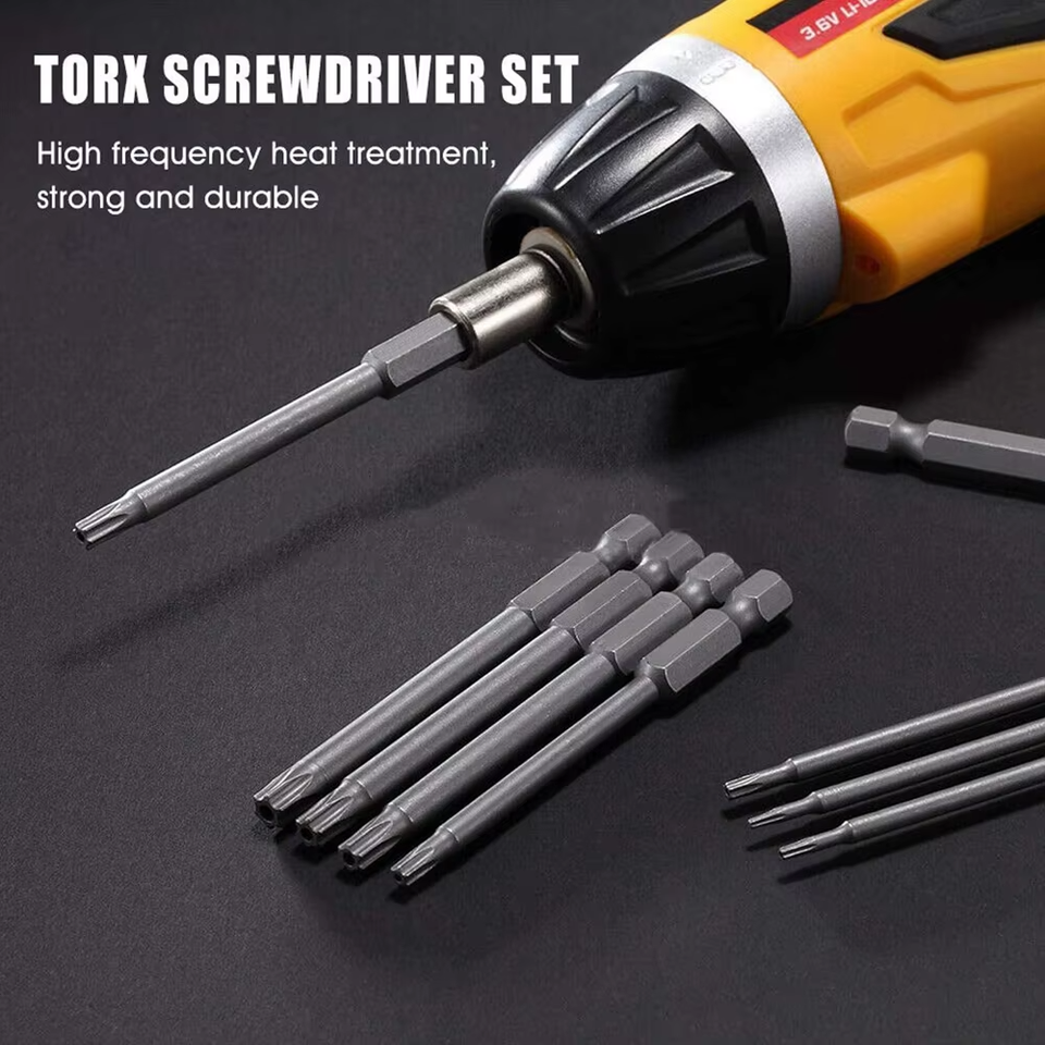 11 PCS Torx Security Bit Set S2 Steel Magnetic Security Screwdriver Set ...