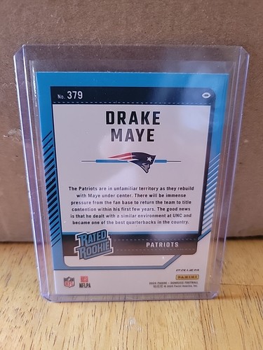 2024 Panini Donruss - Rated Rookie Optic Preview Pink Prizm #379 Drake ...