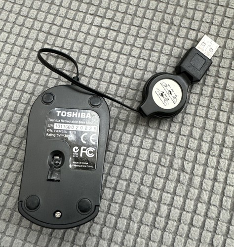 Toshiba Mini Retractable Ultra-Portable Notebook Laptop Mouse Pa3765U ...