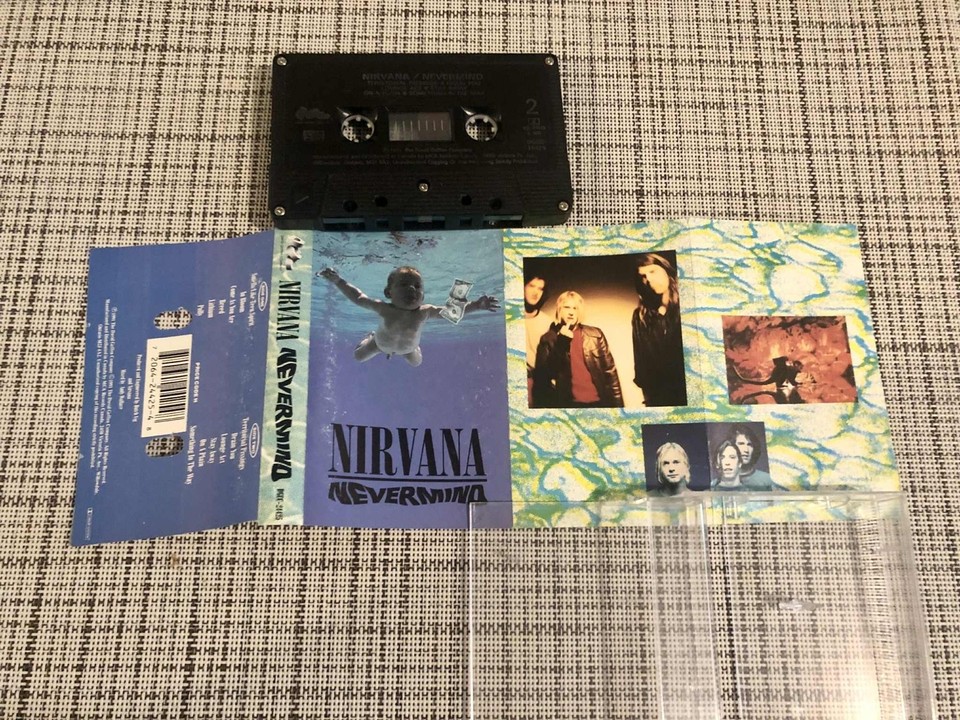 NIRVANA «NEVERMIND» BLACK CASSETTE (1991, Canada) DGCC-24425 GRUNGE | eBay