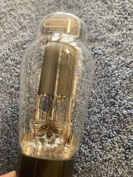 1956 WESTERN ELECTRIC 274A RECTIFIER VACUUM TUBE, SHOWN TESTING ON KS ...