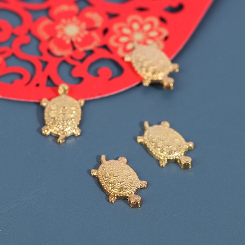 10Pcs FengShui Golden Money Turtle Japanese Lucky Tortoise for Fortune ...
