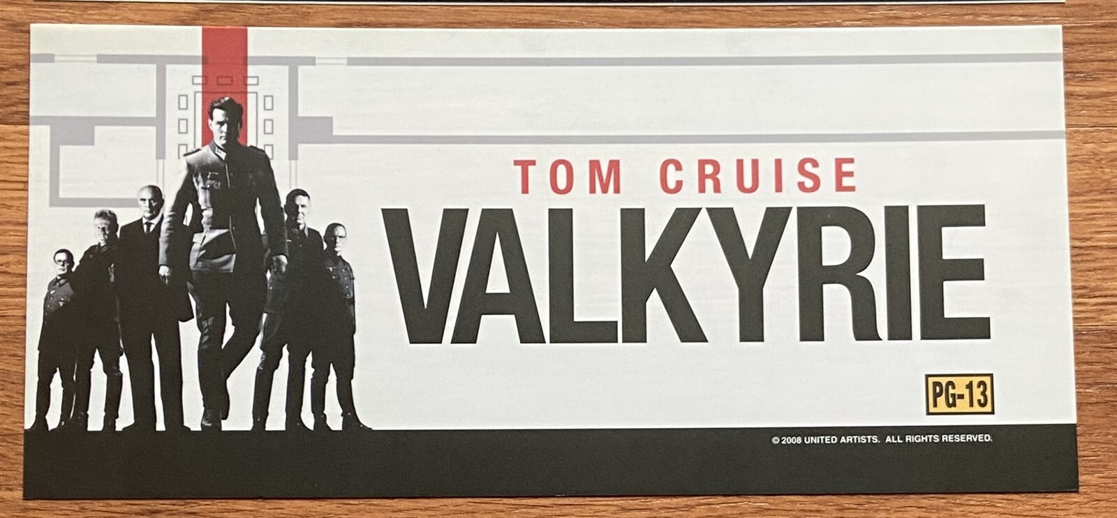 🌟 Valkyrie (2008) - Tom Cruise - Movie Theater Mylar / Poster - 6x13 | eBay