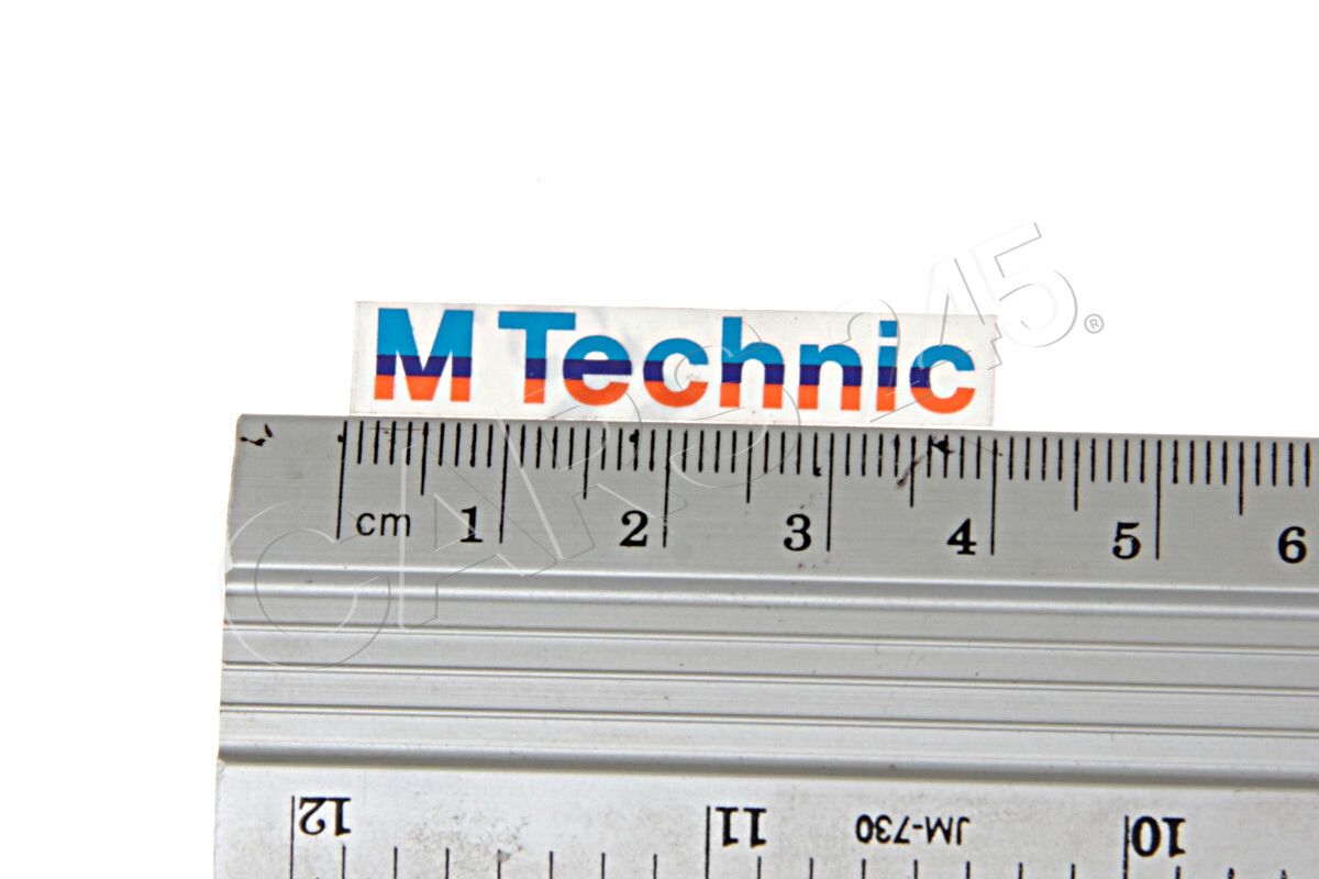 Genuine BMW E24 E30 M Technic Decal Sticker Label OEM 51111919154 | eBay