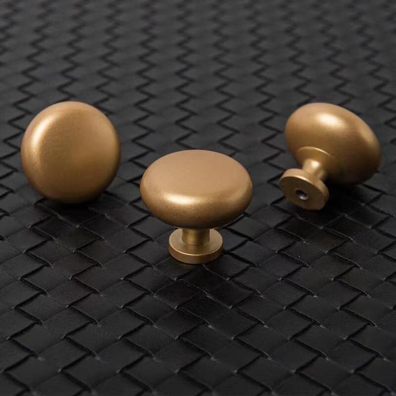 10 Pack Cabinet knobs 1-1/5inch Diameter with Screws Matt Black Gold Bronze R... | eBay