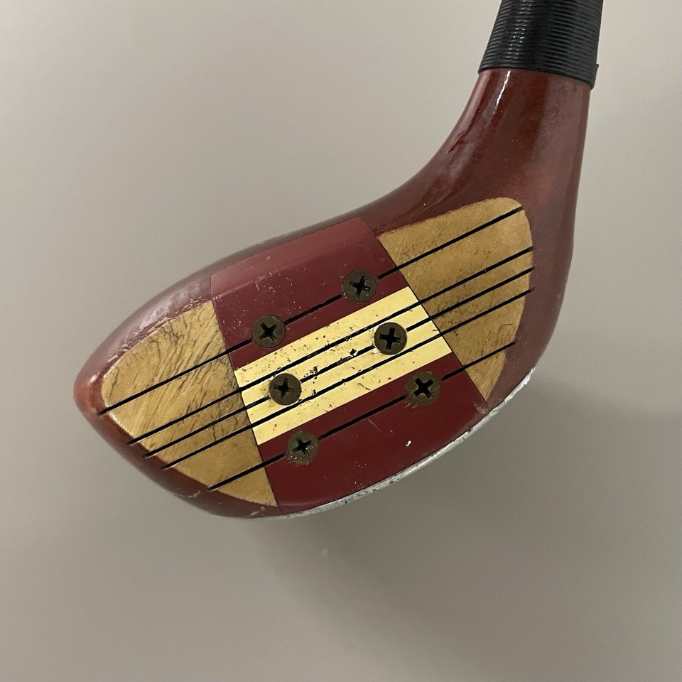 Vintage Tommy Armour 986 Tour Silver Scot Persimmon 1 Wood Driver Right ...