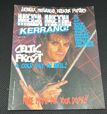 Mega Metal Kerrang! Issue #8 Eight - RARE Metal Magazine 1987 Zine | eBay