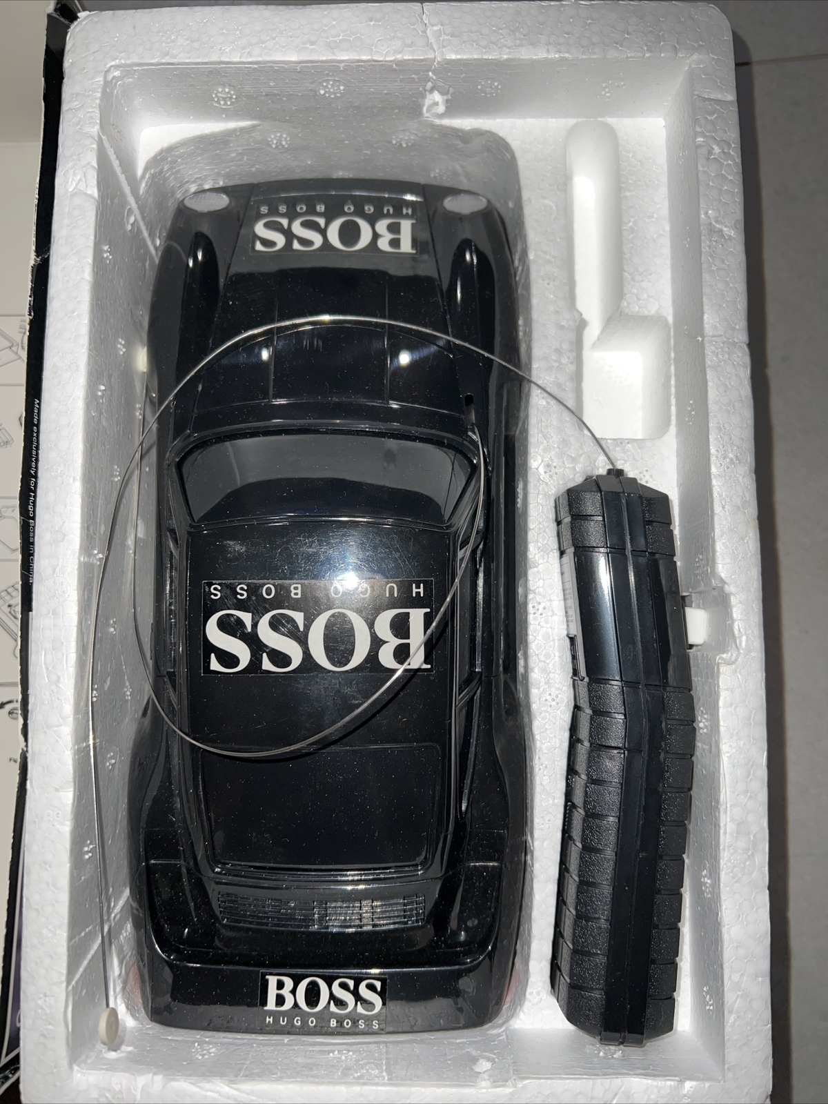 Rare VINTAGE 1990'S BLACK HUGO BOSS REMOTE CONTROL CAR IN BOX | eBay