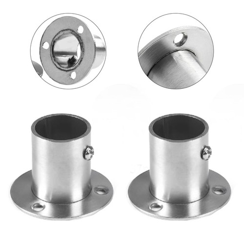 2 Pcs Supports de Tige de Placard R??sistants avec Options d ...