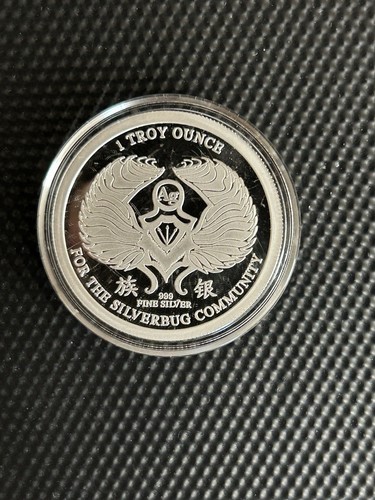 SILVERBUG 1 oz .999 Fine Silver Round In Silver We Trust For the ...