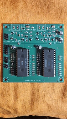 TDA 1540 converter DAC Board PCB TDA1540 I/V NO OP | eBay