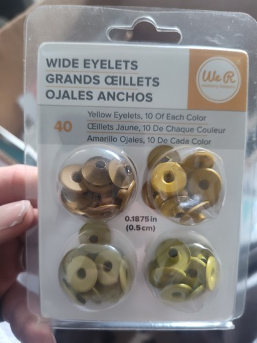 We R Memory Keepers Eyelets, Wide Eyelets, Gromlets, Main Squeeze Tabs ...