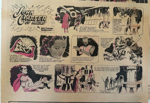 JOHN CARTER OF MARS- Edgar Rice Burroughs (Tarzan) Comic -from 1942 ...