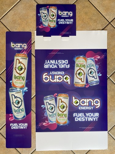 BANG Energy Drink Display Fuel Your Destiny Poster Advertising | eBay