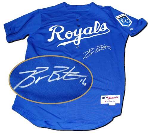Authentic Kansas City Royals Autographed Blue Jersey Signed by Billy ...
