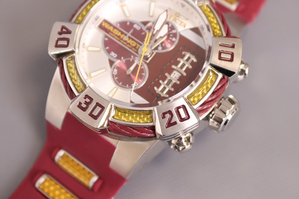 Invicta 41587 Men s NFL Washington Commanders Chrono Strap Watch | eBay