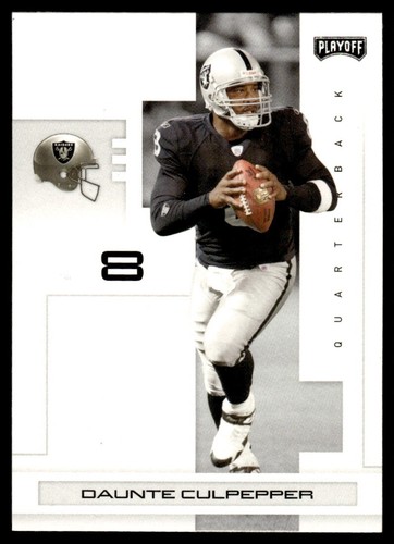 2007 Playoff NFL Playoffs Daunte Culpepper Oakland Raiders #72 | eBay